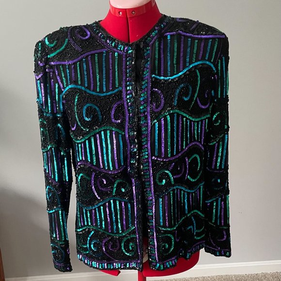 Brilliante by JS | Jackets & Coats | Jazzy Sequin Jacket | Poshmark